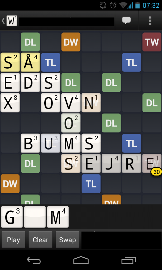 Endnu mere hjælp i ny Wordfeud | Dansk Wordfeud